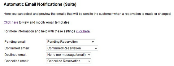 Automatic Email Notifications